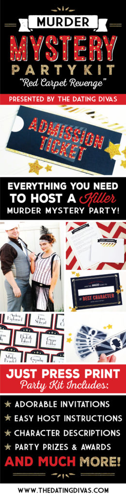 Murder Mystery Party Kit