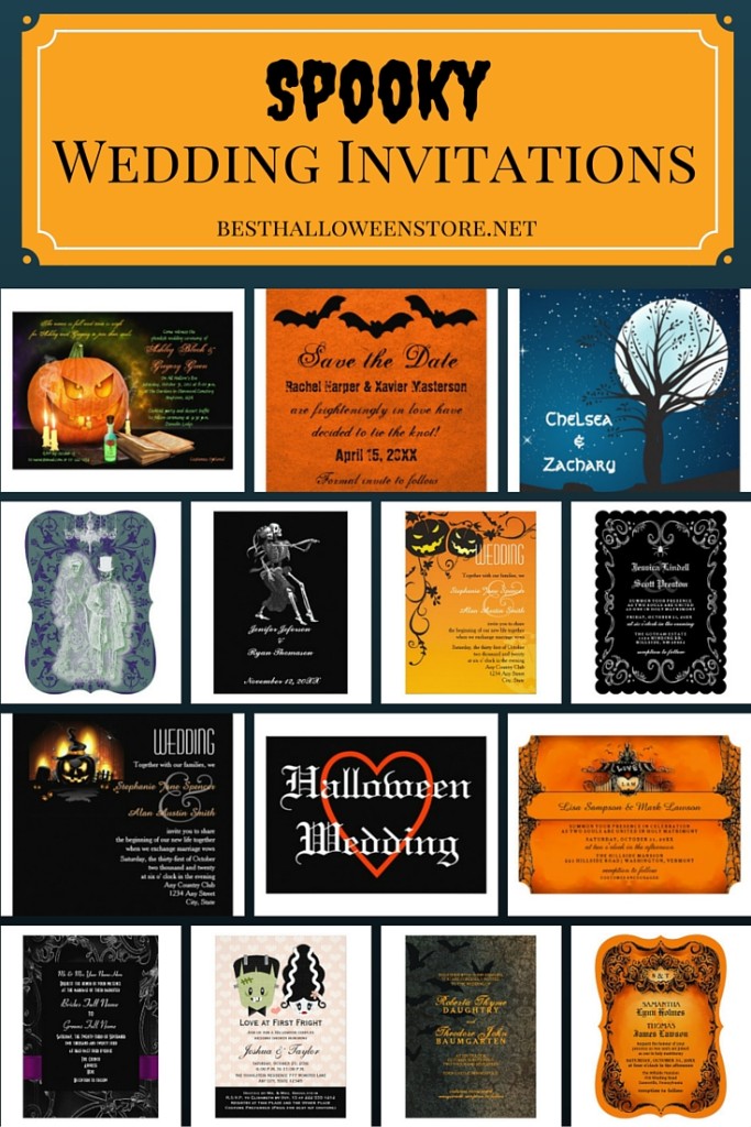 Spooky Wedding Invitations - Best Halloween Store